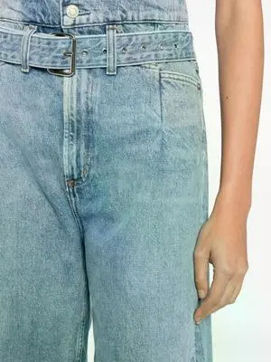 AGOLDE Reworked 90s Wide Leg Denim Shorts