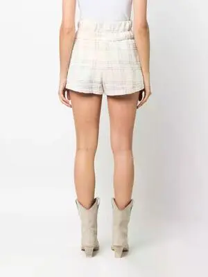 IRO PARIS High-waisted Tweed Shorts