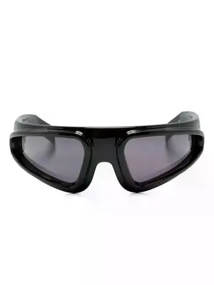 Rick Owens Biker-frame Sunglasses - Black