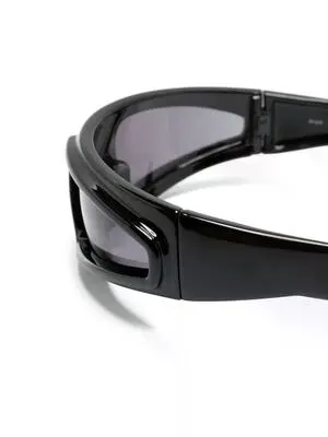 Rick Owens Biker-frame Sunglasses - Black