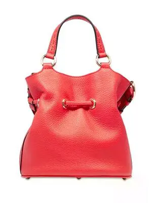 LANCEL Small Premier Flirt Bucket Bag - Red