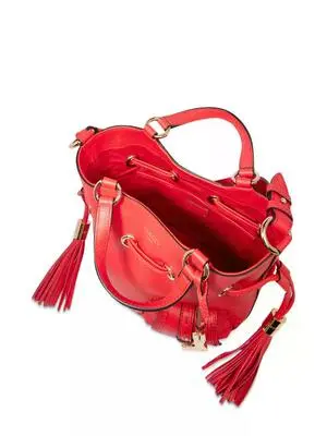 LANCEL Small Premier Flirt Bucket Bag - Red