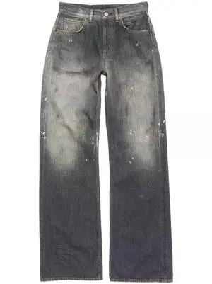 Acne Studios Faded Loose-fit Jeans - Black