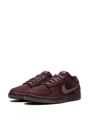 Nike Dunk Low Burgundy Crush Sneakers - Red