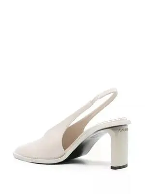 Calvin Klein 70mm Slingback Leather Pumps