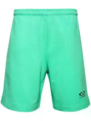 Vetements Oval Logo Track Shorts - Green