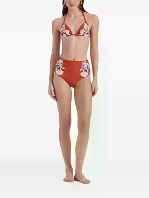 La DoubleJ High Waisted Floral Bikini Bottoms