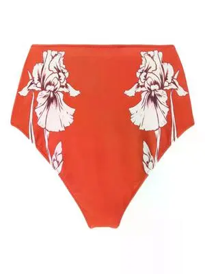 La DoubleJ High Waisted Floral Bikini Bottoms