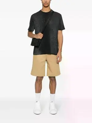 Amiri Shotgun Logo-print Distressed T-shirt