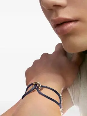 LOEV 14kt Yellow Gold Diamond Eternity Bracelet - Brown