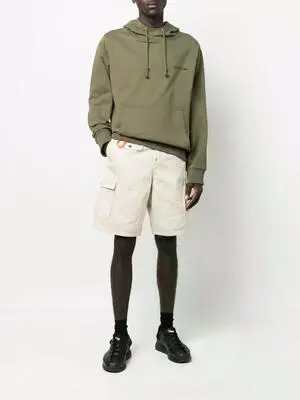 Philipp Plein Wide-leg Cargo Shorts - Neutrals