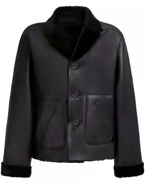 Marni Reversible Shearling Jacket - Black