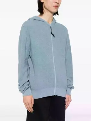 Aspesi Knitted Zip-up Hooded Jacket