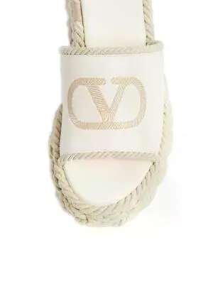 Valentino Garavani Vlogo Wedge Slides
