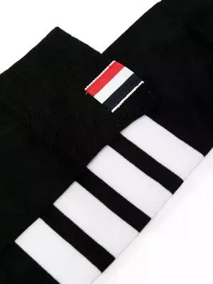 Thom Browne Cotton 4-bar Over-the-calf Socks