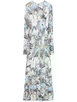 Tory Burch Printed Jersey Midi Dress