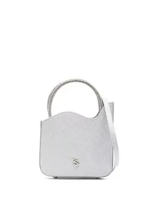 LE SILLA Ivy Glitter Tote - Silver