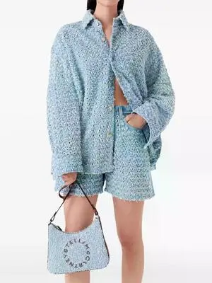 Stella McCartney Textured Denim Shorts