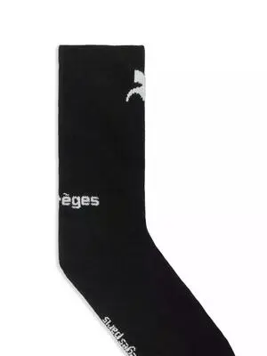 COURREGES Ac Sports Socks - Black