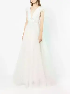 Jenny Packham Charm Sequin-embellished Tulle Gown