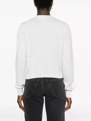 A.p.c. Logo Embroidered V-neck Cardigan