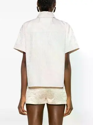 Moschino Jacquard Short Sleeve Shirt