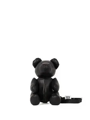 Mihara Yasuhiro Bear Mini Shoulder Bag - Black