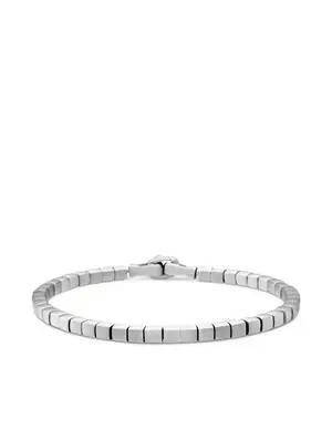 David Yurman Sterling Spiritual Beads Cushion Bracelet - Silver
