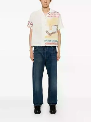 BLESS X Levi's Zip-detail Cotton Jeans