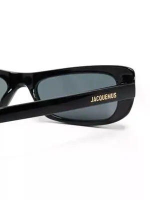 Jacquemus Les Lunettes Capri Sunglasses - Black