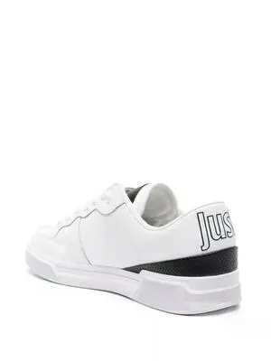 Just Cavalli Logo-patch Leather Sneakers