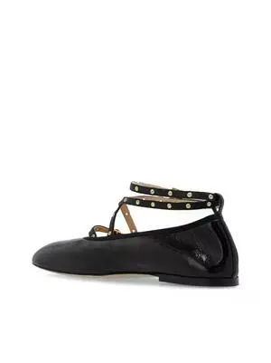 WANDLER June Ballerina Shoes With Ankle Strap
