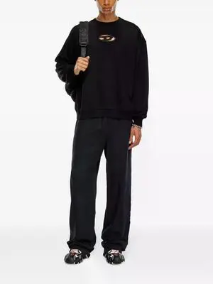 DIESEL® Logo Cut-out Sweatshirt