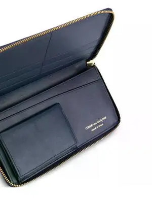 Comme Des Garçons Zip Around Wallet - Blue