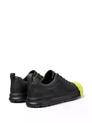Camper Two-tone Leather Sneakers - Black