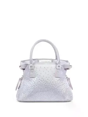 MAISON MARGIELA 5ac Micro Shoulder Bag - Silver