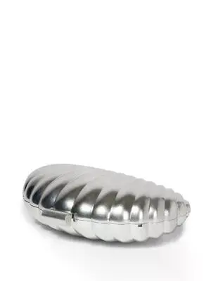 Simkhai Monet Shell-motif Clutch Bag - Silver