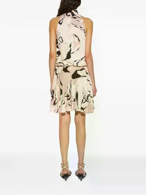 Emilio Pucci Printed Halterneck Dress
