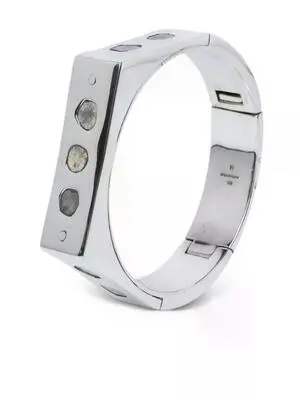 PARTS OF FOUR Sistema V2 Diamond Bracelet In Sterling - Silver