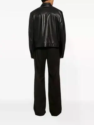 Dolce & Gabbana Zip-up Leather Jacket