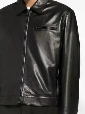 Dolce & Gabbana Zip-up Leather Jacket