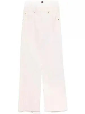 MAISON MARGIELA Denim Midi Skirt - Neutrals