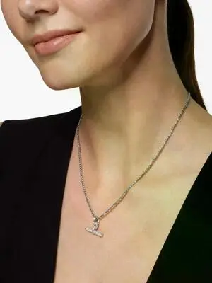 David Yurman Dy Madison Diamond Pendant Necklace - Silver