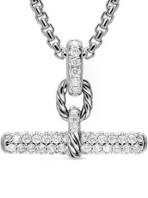 David Yurman Dy Madison Diamond Pendant Necklace
