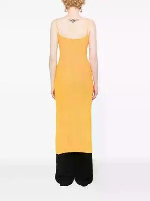 JIL SANDER Knitted Zip-up Maxi Dress