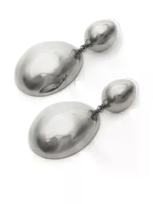 Isabel Marant Étoile Finish Double Ball Drop Earrings - Silver
