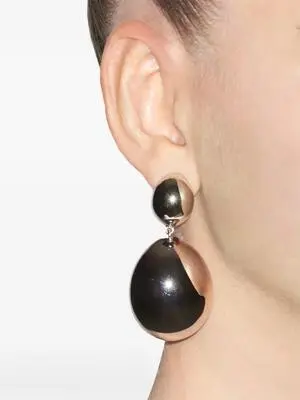 Isabel Marant Étoile Finish Double Ball Drop Earrings - Silver