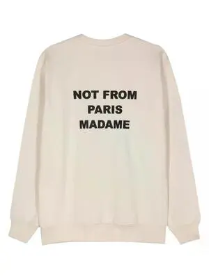 Drole De Monsieur Le Sweatshirt Slogan Top