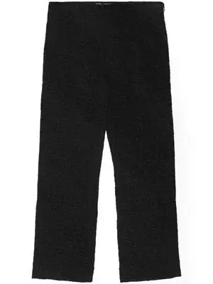 GANNI Textured Cropped Trousers