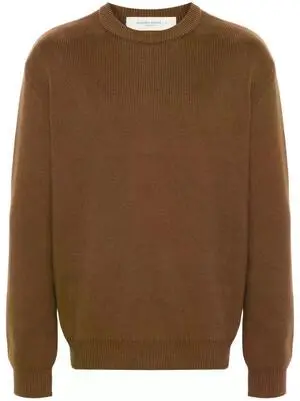 GOLDEN GOOSE Davis Basic Sweater - Brown